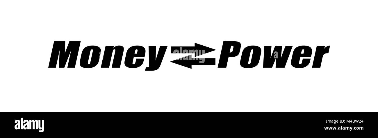 Money and Power Concept Stock Photo - Alamy