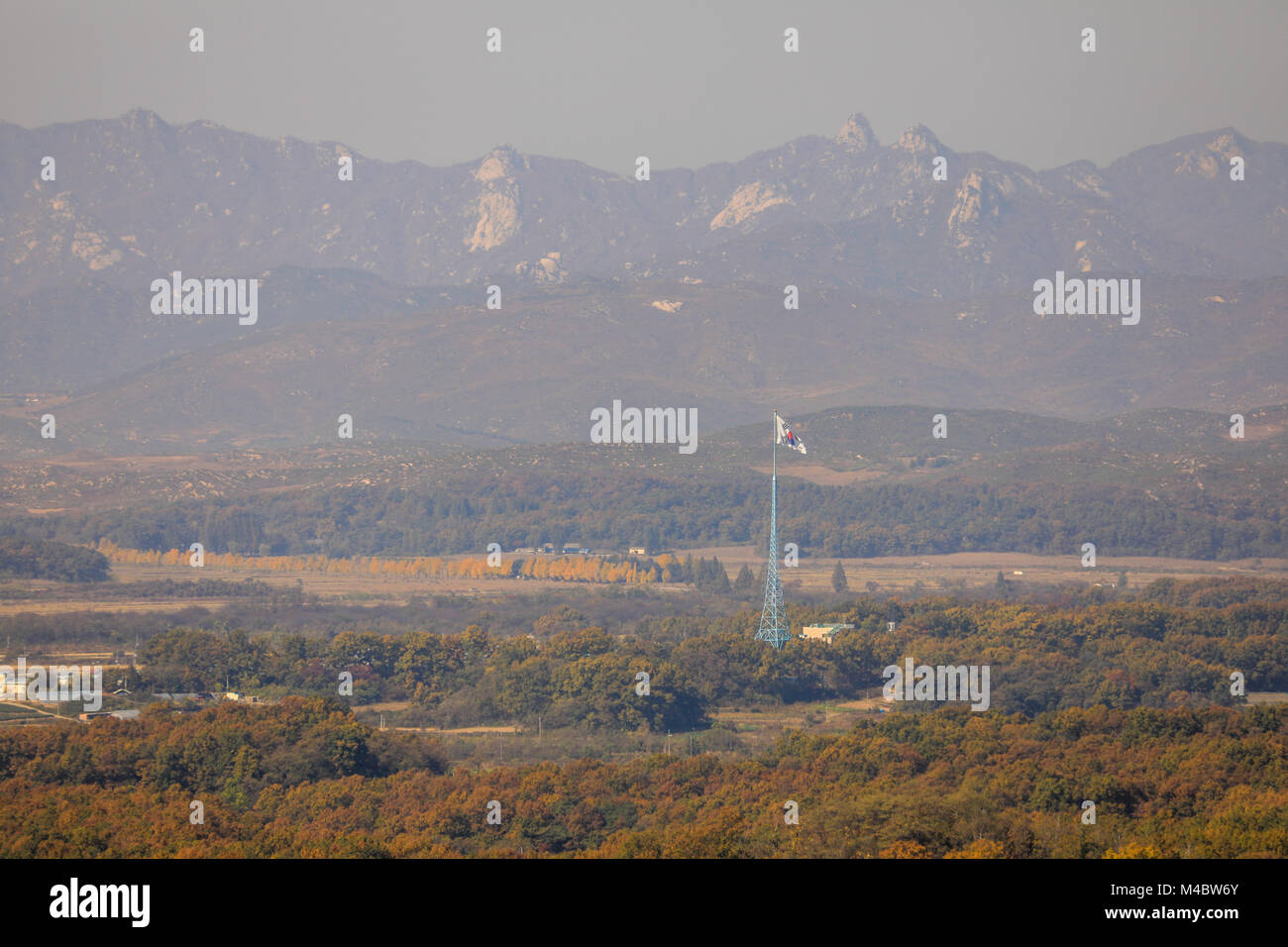 The Korean Demilitarized Zone or DMZ, separates North and South Korea ...