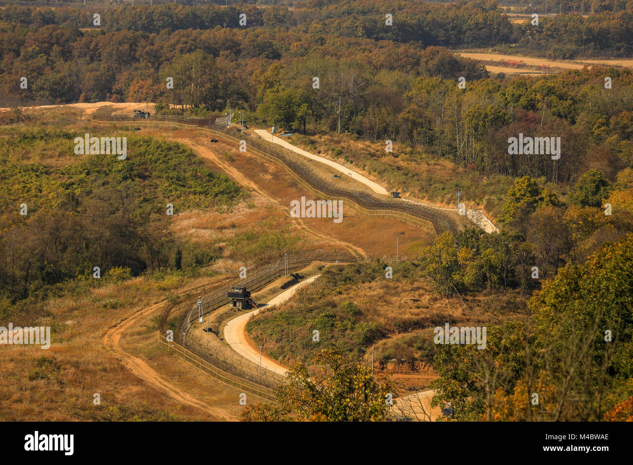 The Korean Demilitarized Zone or DMZ, separates North and South Korea ...