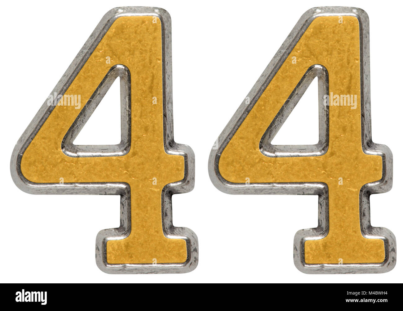 Number 44 forty four Cut Out Stock Images & Pictures - Alamy