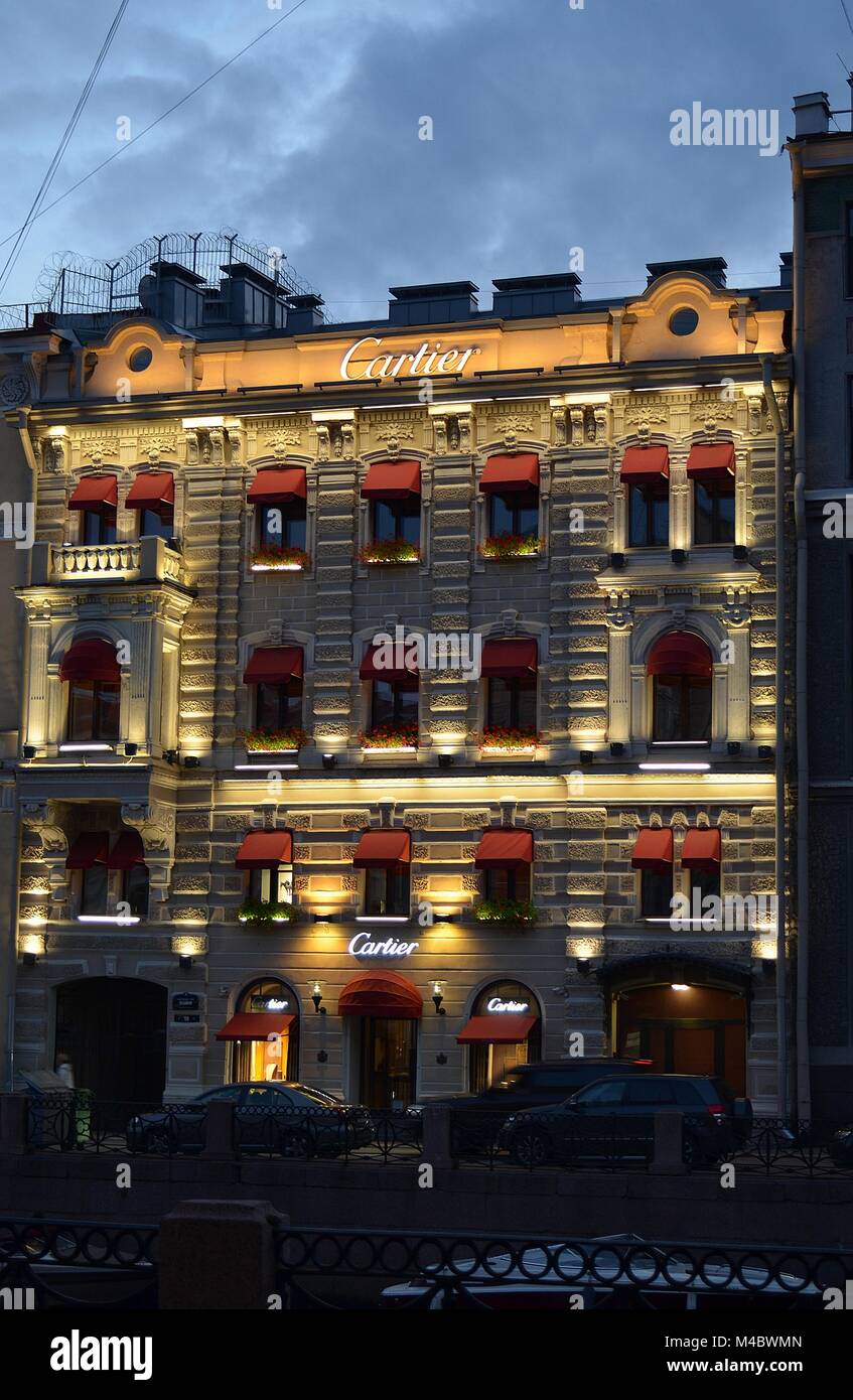 CARTIER BUILDING, ST.PETERSBURG Stock Photo - Alamy