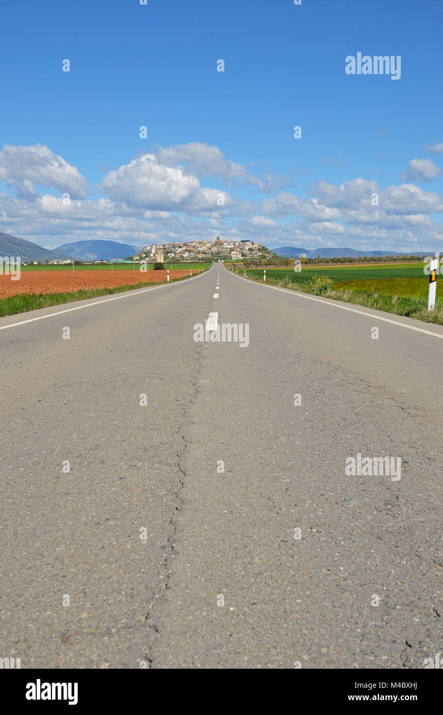 Spanish national road Stock Photo - Alamy