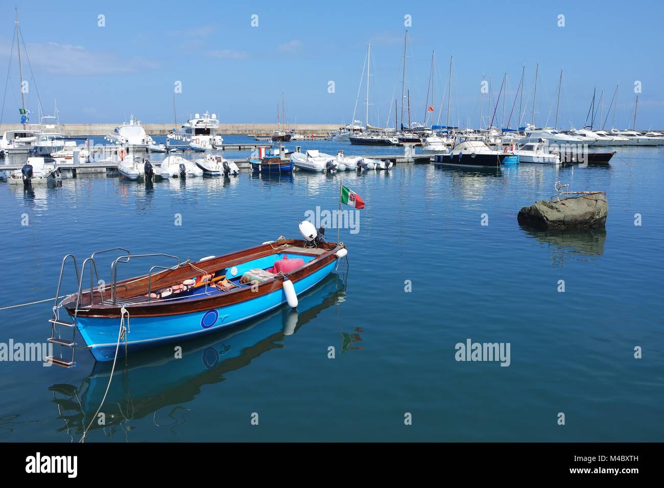 Ischia. Port in Forio Stock Photo - Alamy