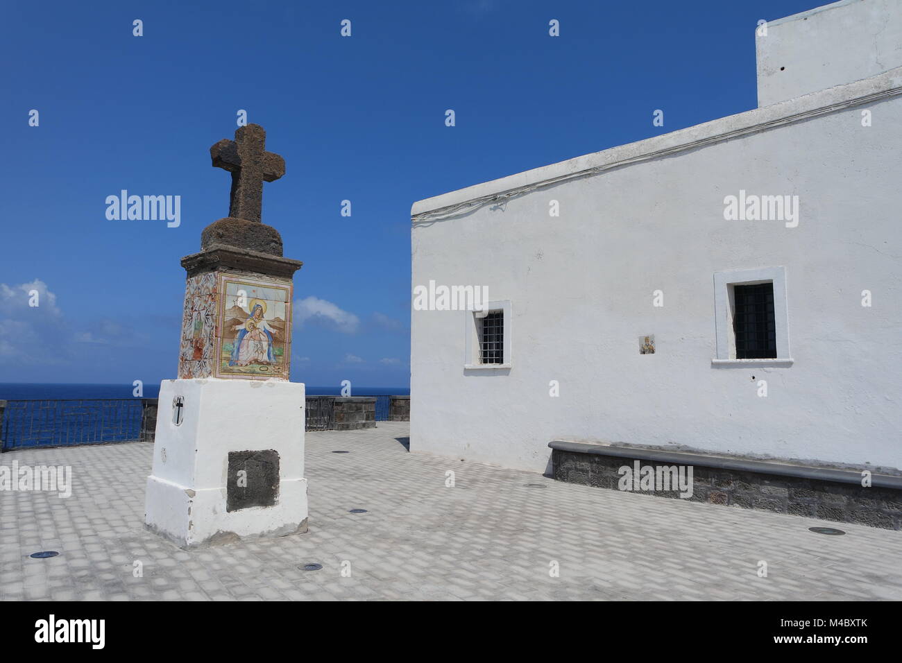 Cross next to pilgrimage church Stock Photo - Alamy