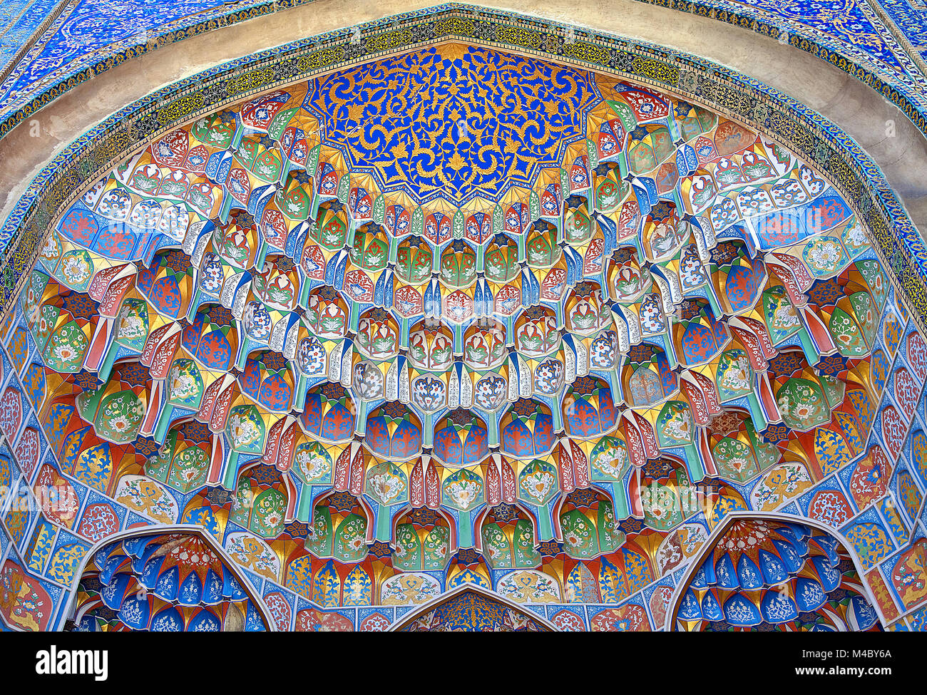 Abdulaziz Khan Madrassah in Bukhara Stock Photo - Alamy