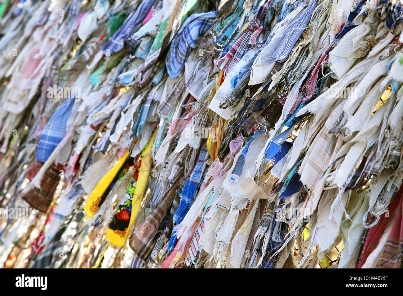 Buddhist prayer ribbon hi-res stock photography and images - Alamy