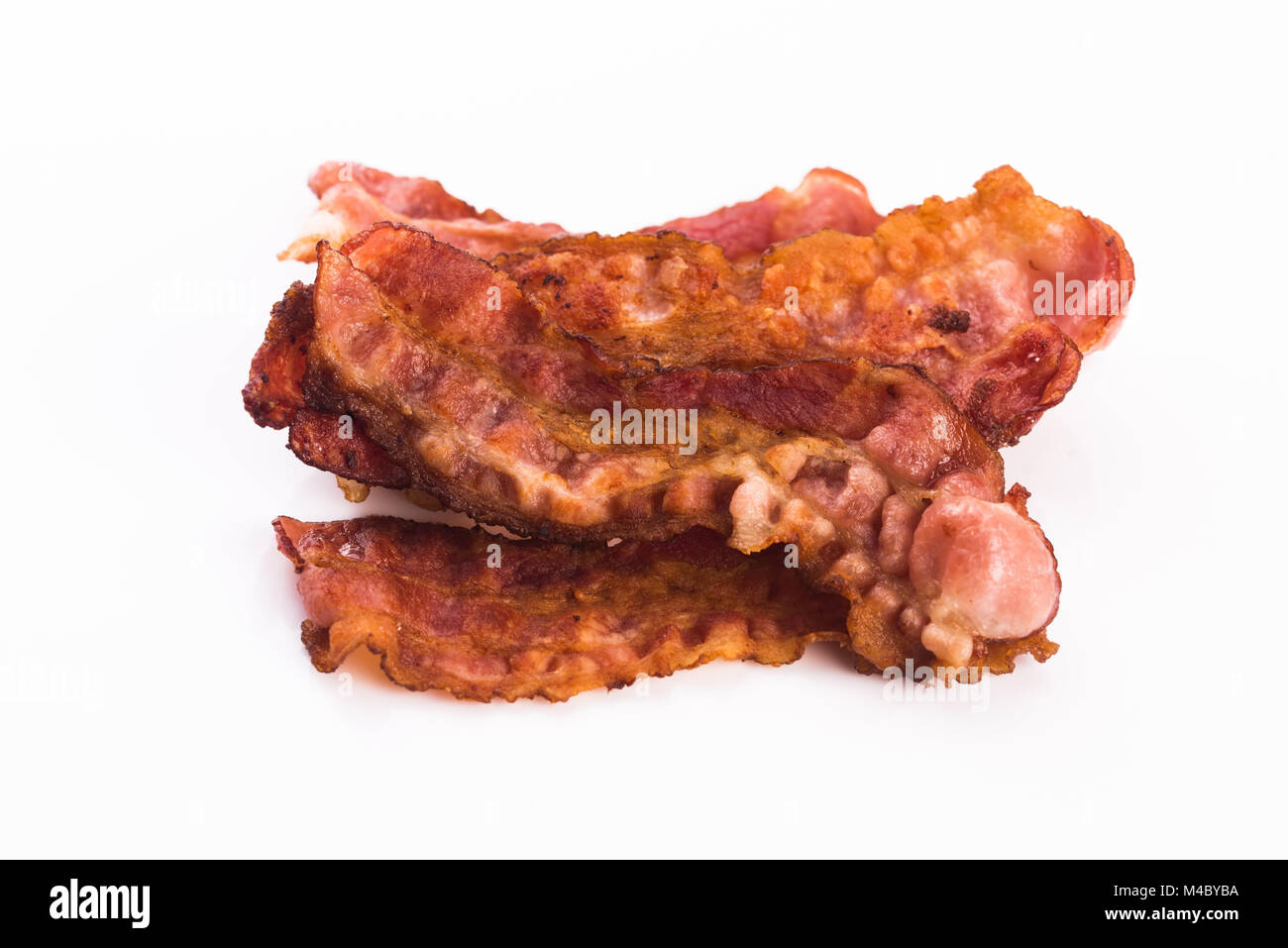 Close up heap fried bacon hi-res stock photography and images - Alamy