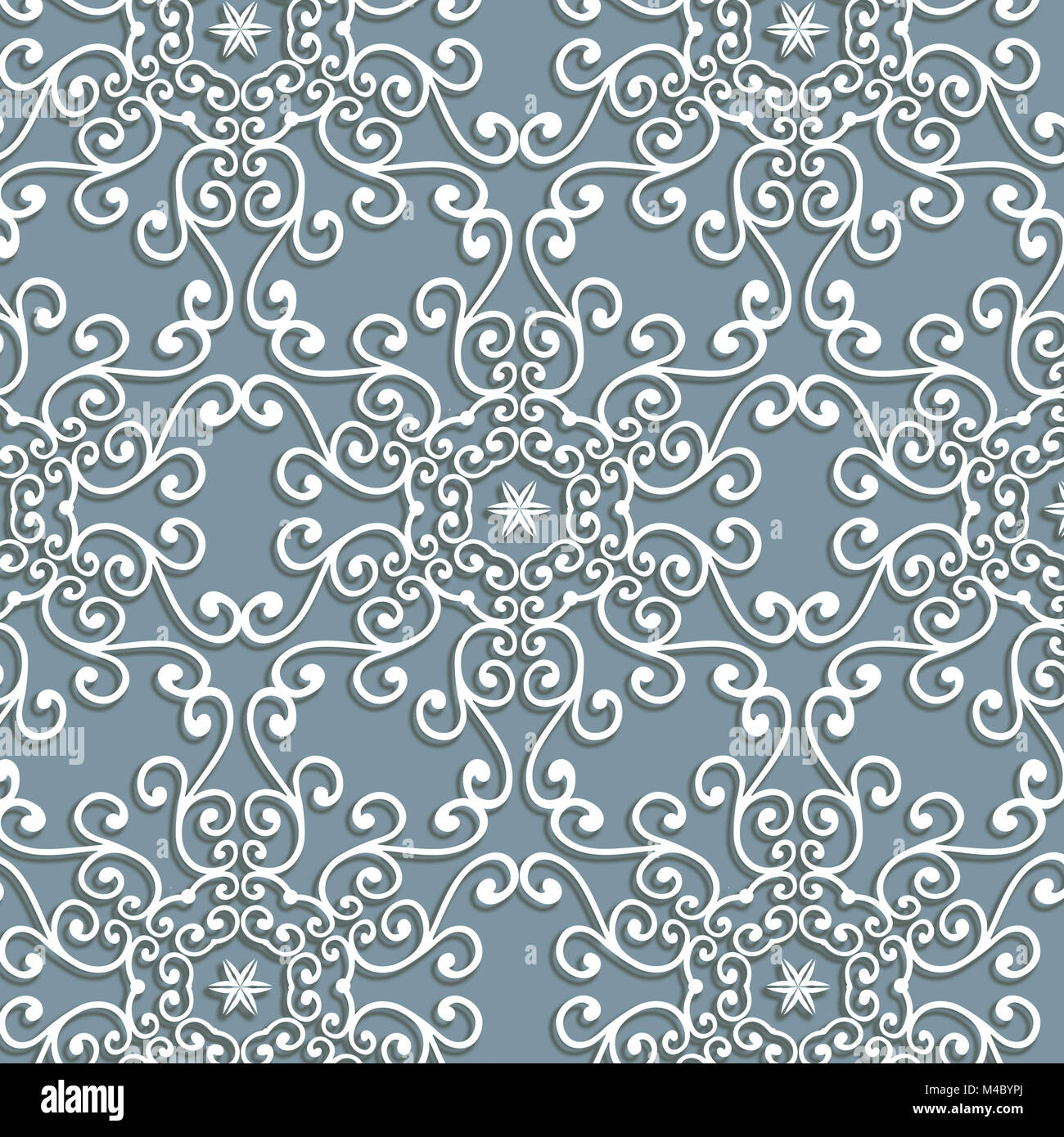 Vintage delicate lace ornament pattern Stock Photo - Alamy