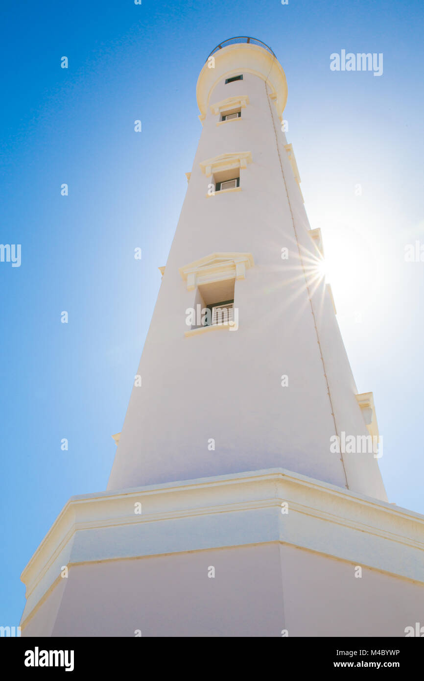 Landmark California Lighthouse along Aruba coast Stock Photo - Alamy