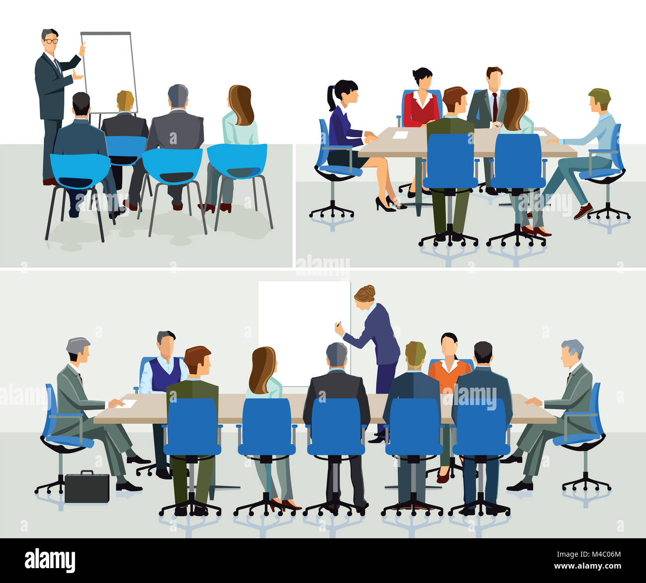 Business seminar and speaker doing presentation Stock Photo - Alamy
