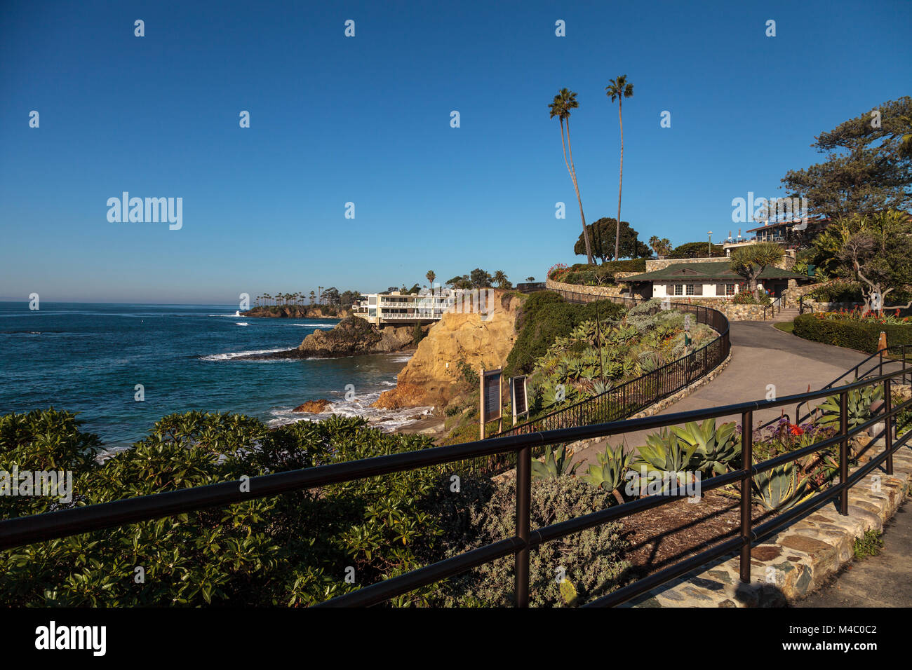 Heisler Park garden along the coast of Laguna Beach Stock Photo - Alamy