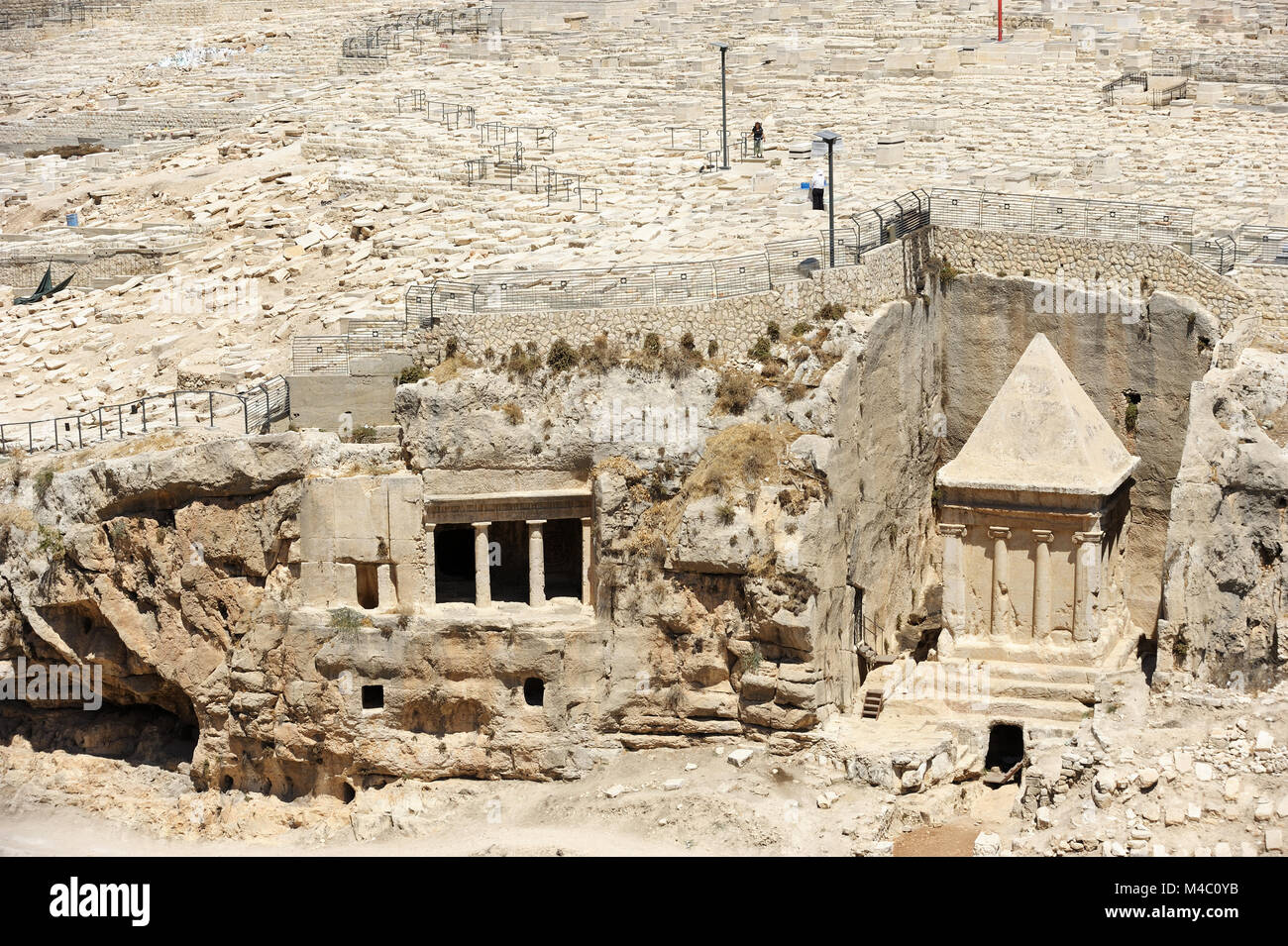 Kidron Valley and the Mount of Olives in Israel Stock Photo - Alamy