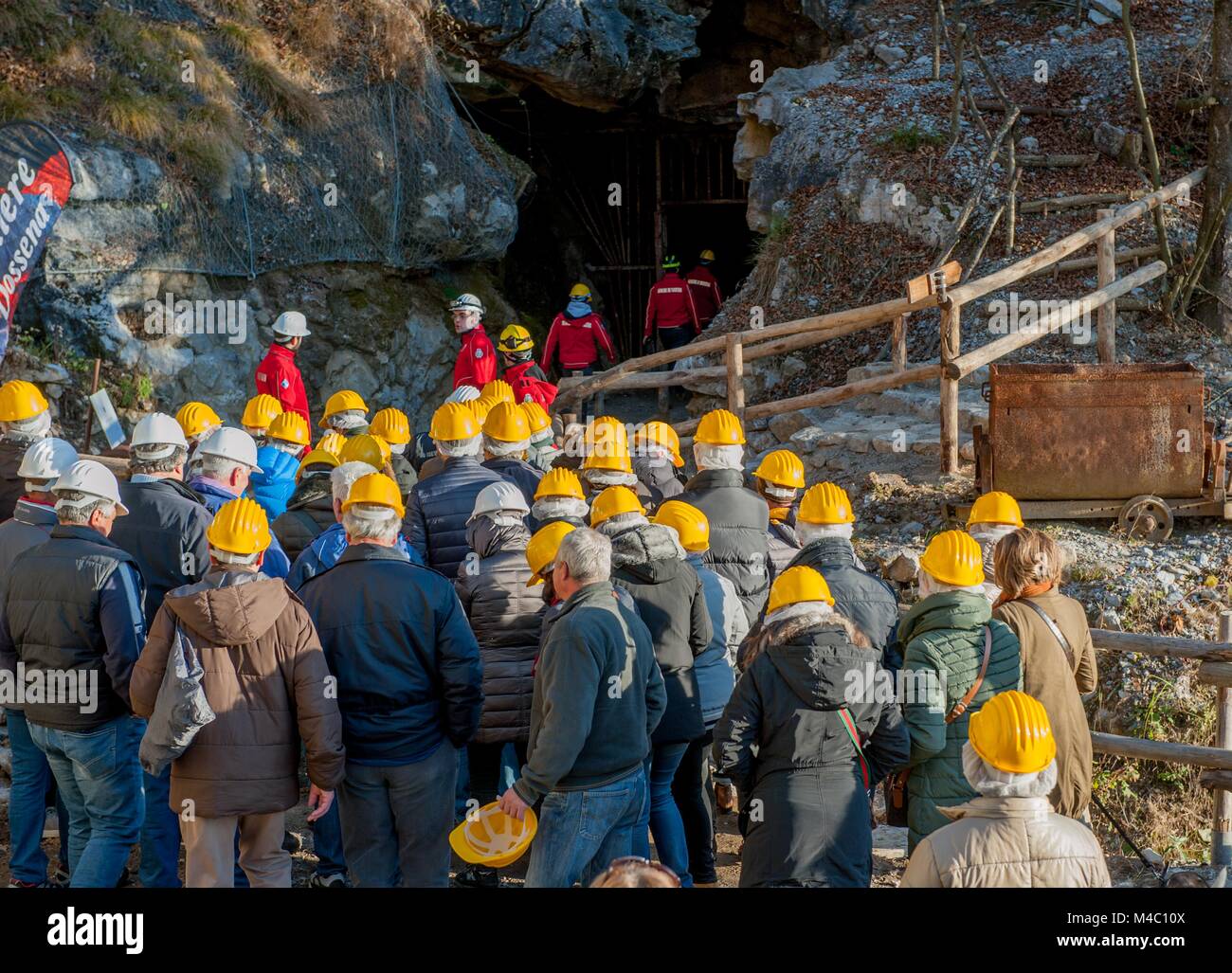 test of evacuation in case of emergency Stock Photo - Alamy