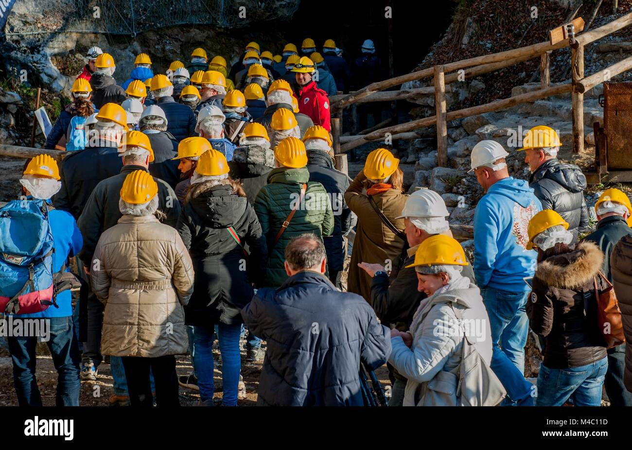 test of evacuation in case of emergency Stock Photo - Alamy