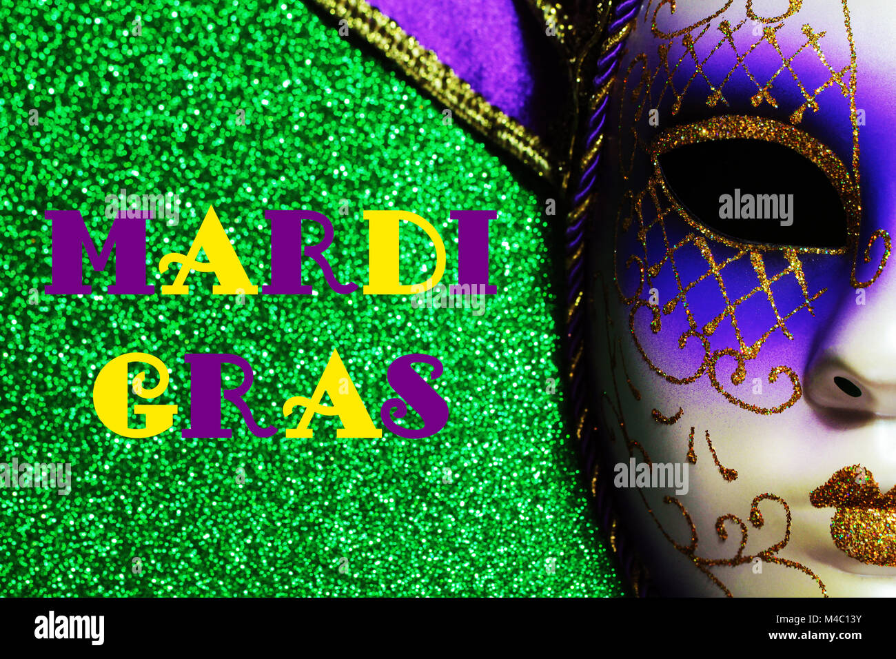Background for Mardi gras or Fat tuesday Stock Photo - Alamy