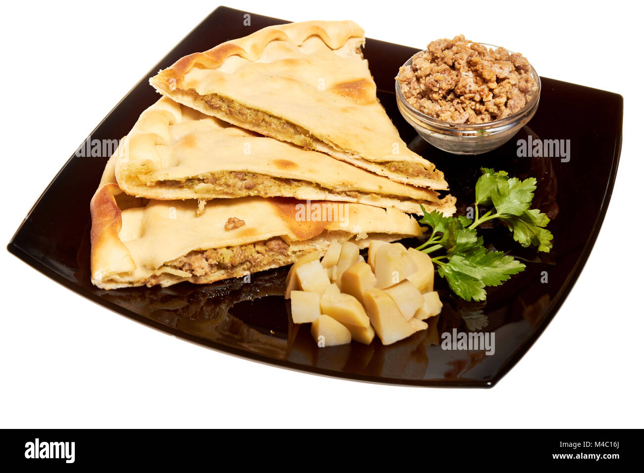 Pie isolated on white Stock Photo - Alamy