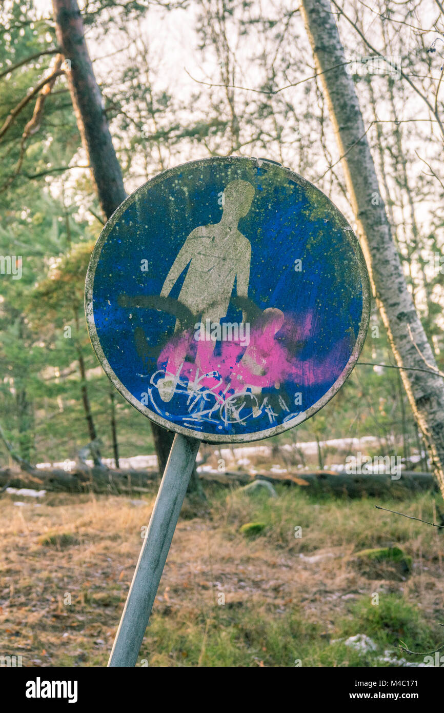 All Way Walk Sign High Resolution Stock Photography and Images - Alamy