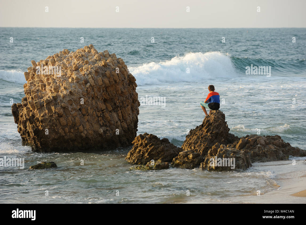 Mediterranean Coast Israel Stock Photo - Alamy