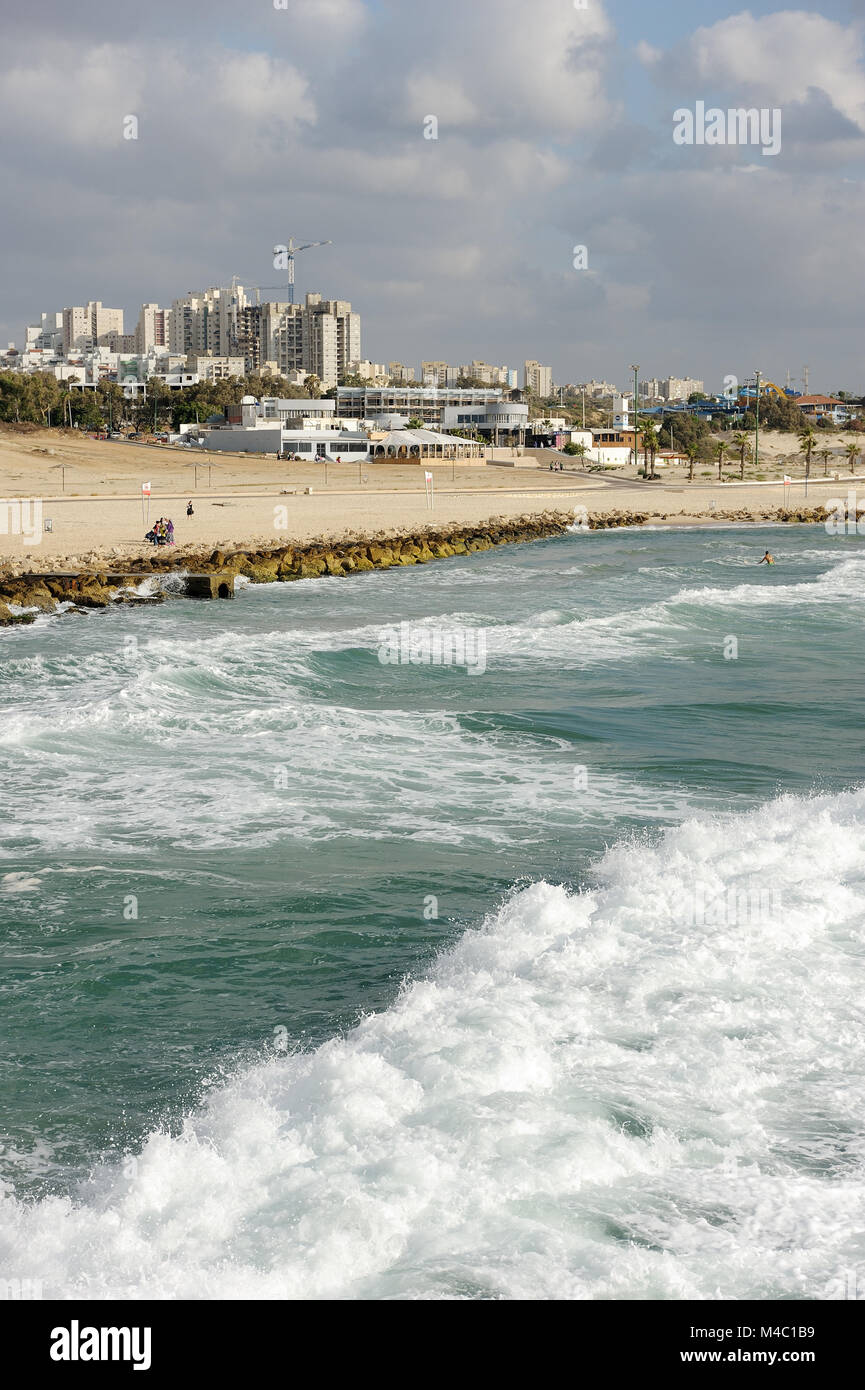 Mediterranean Coast Israel Stock Photo - Alamy