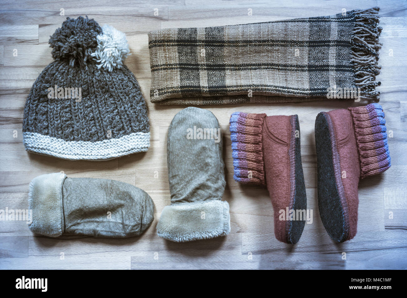 Clothes for the cold season Stock Photo - Alamy