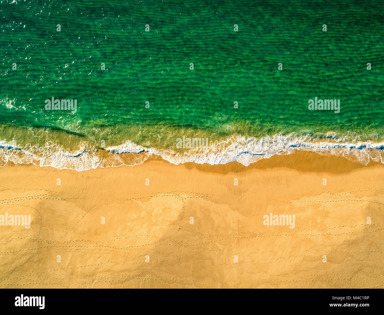 Amazing aerial sandy beach waves hi-res stock photography and images ...