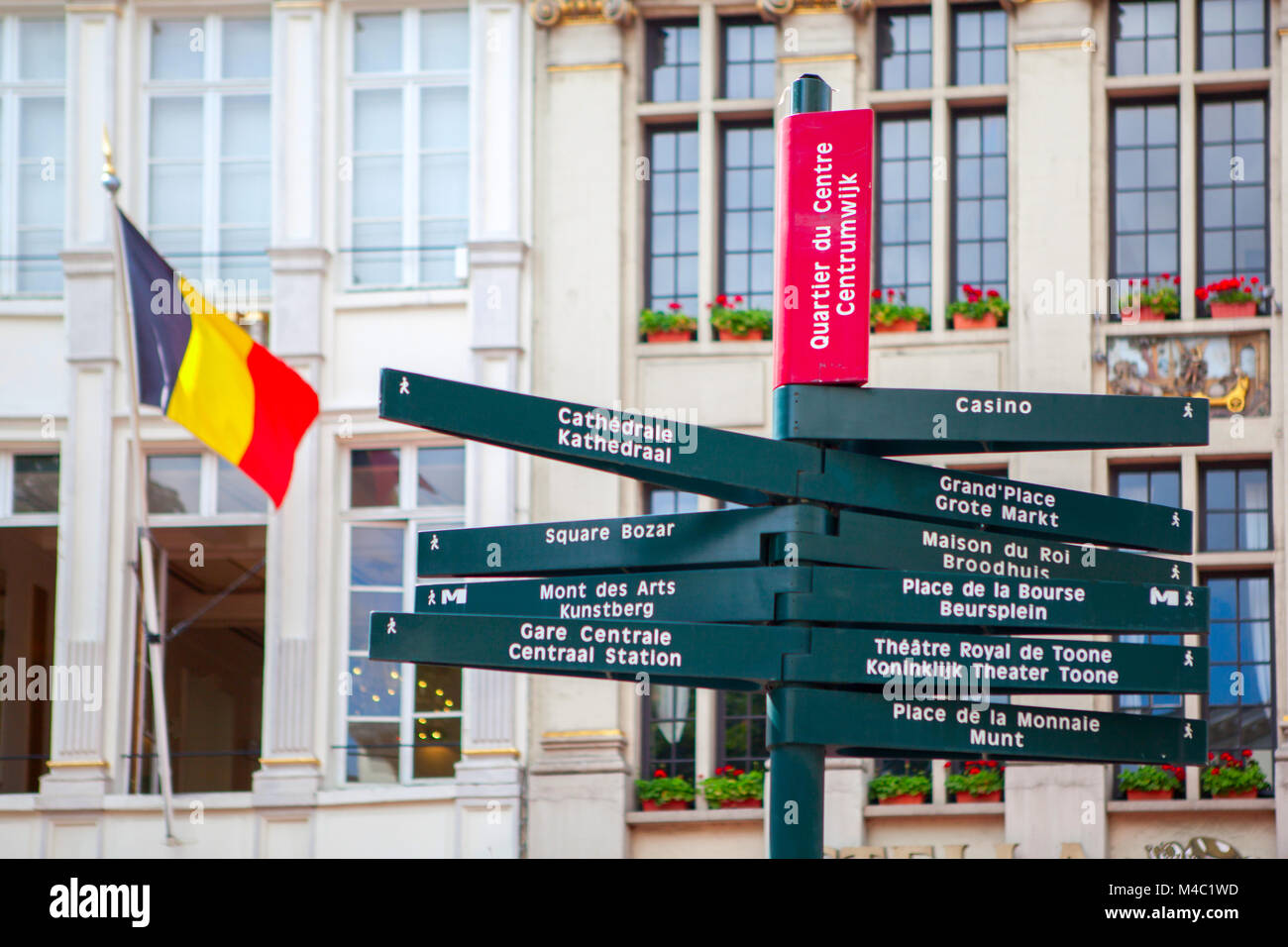 Street signs in brussels hi-res stock photography and images - Alamy