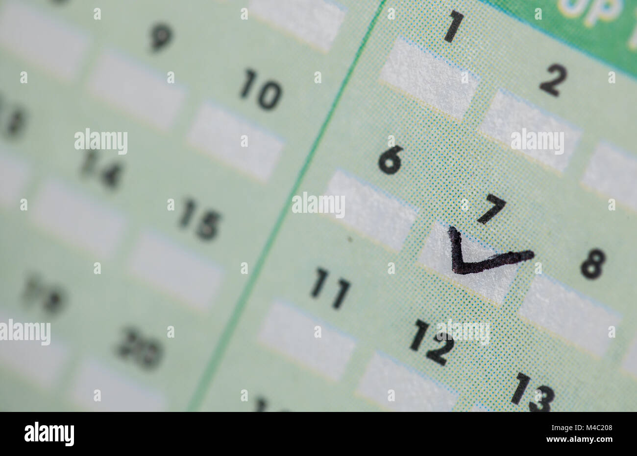 Lucky number seven Stock Photo - Alamy