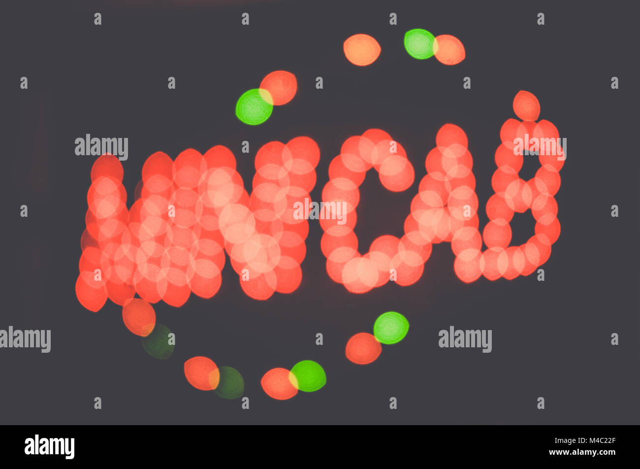 Minicab sign hi-res stock photography and images - Alamy
