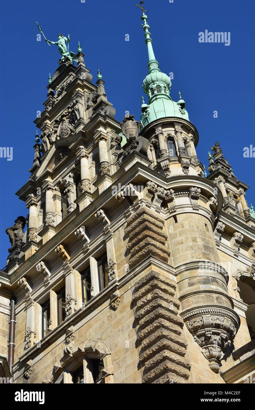Hamburg Rathaus (City hall or Town hall) in Germany Stock Photo - Alamy