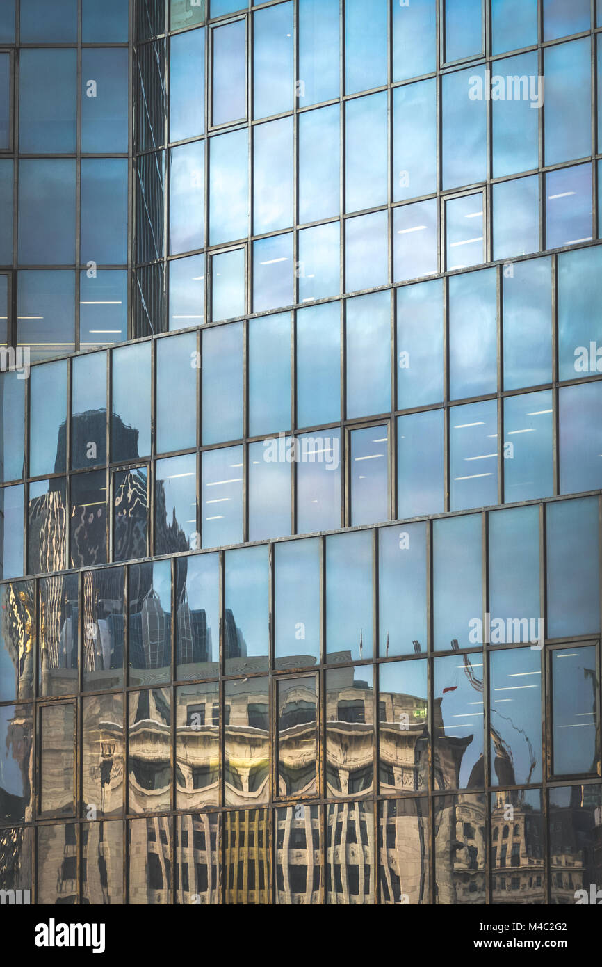 London commercial building reflection Stock Photo - Alamy