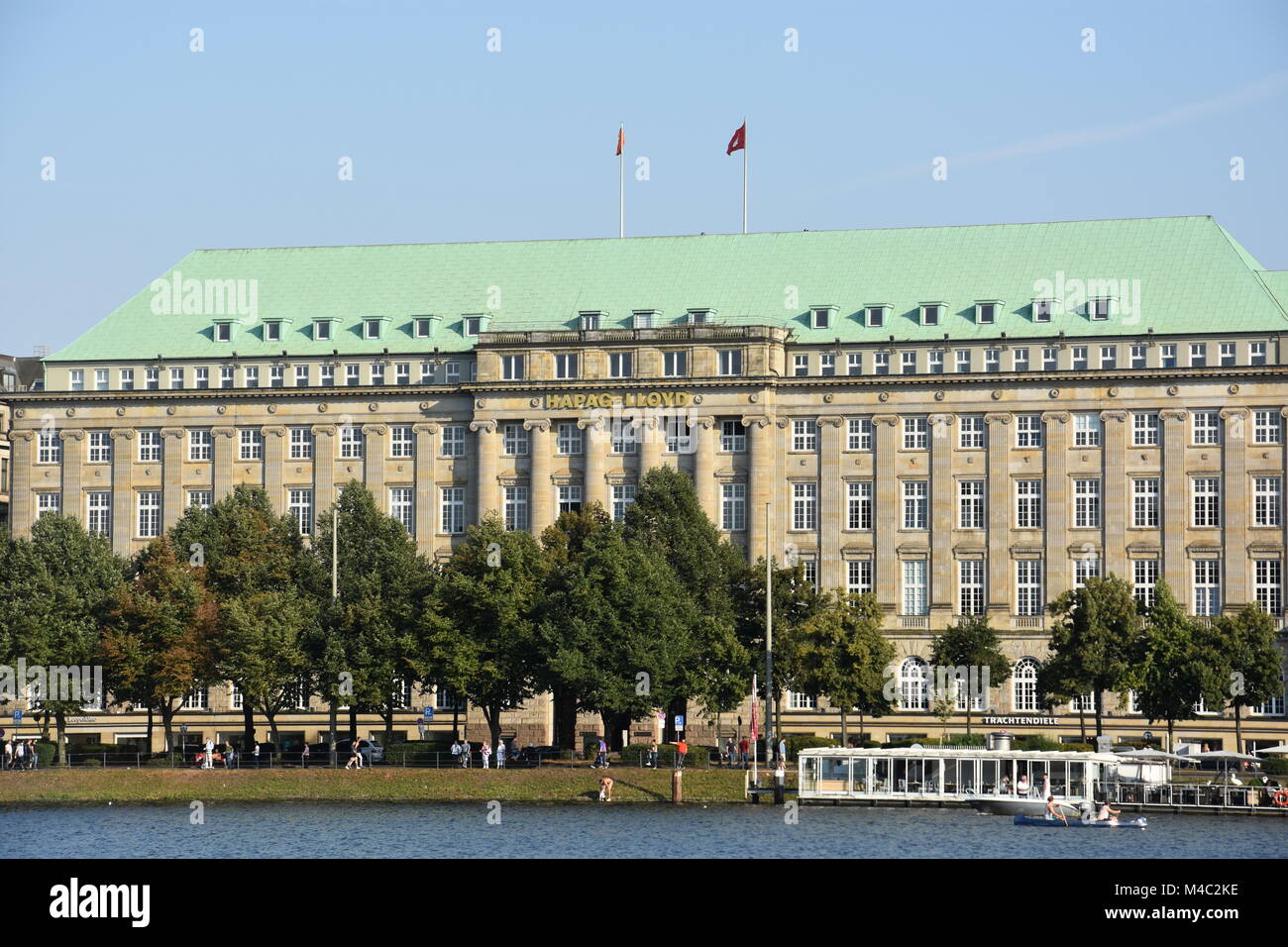 Headquarters of the shipping company hapag lloyd hi-res stock ...