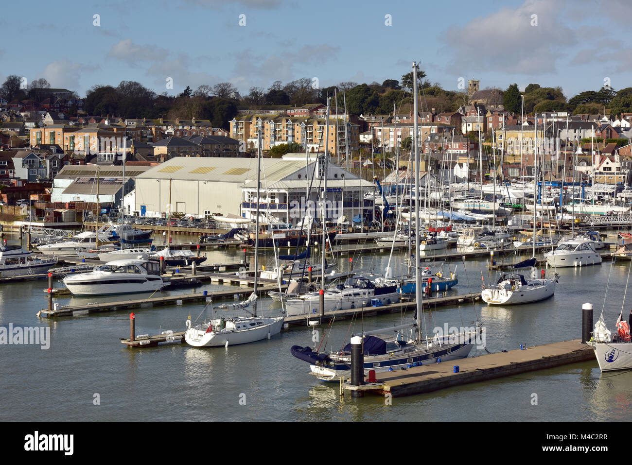 cowes yacht haven on the isle of wight home of the international yacht ...