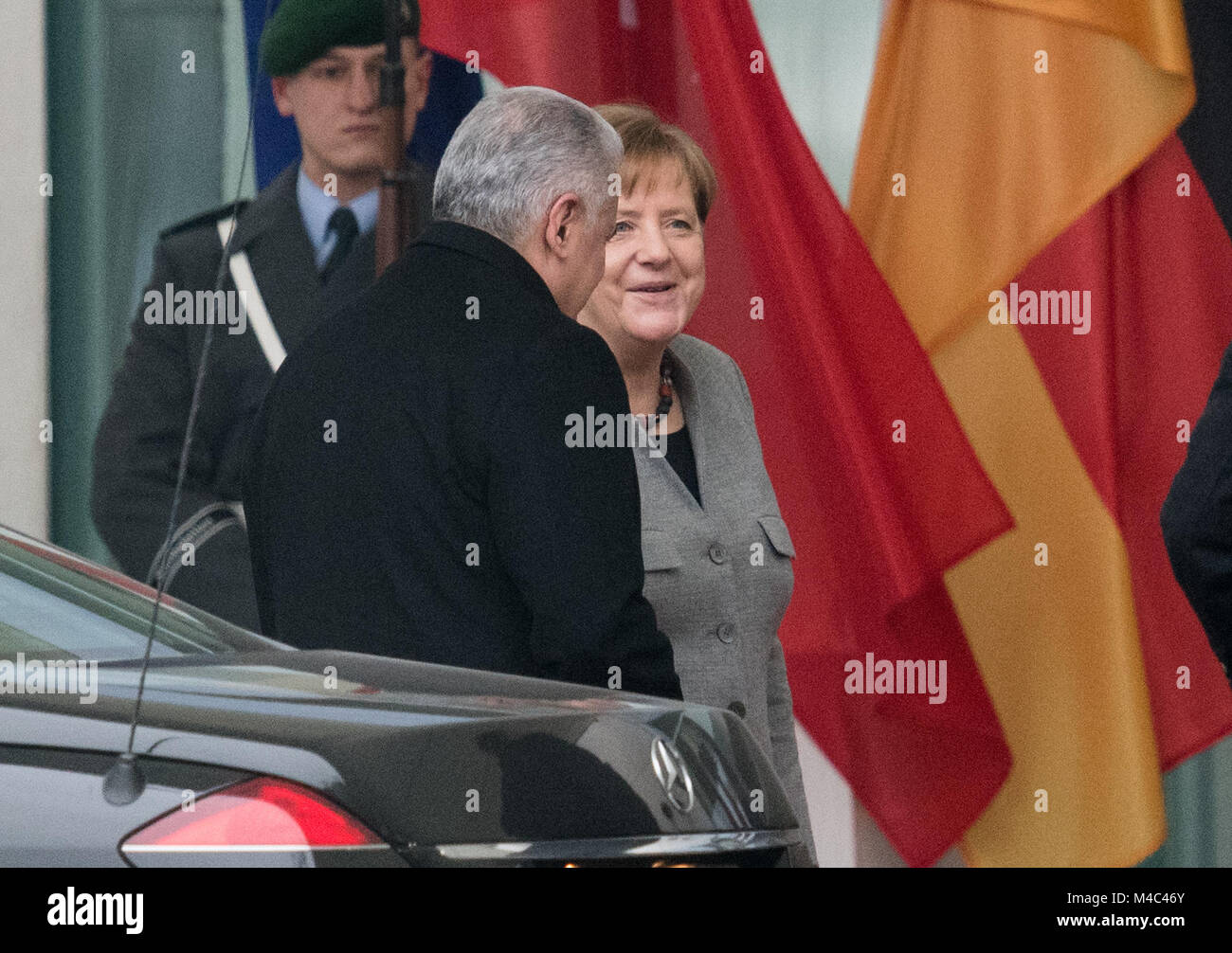 Berlin, Germany. 15th Feb, 2018. German Chancellor Angela Merkel (CDU ...