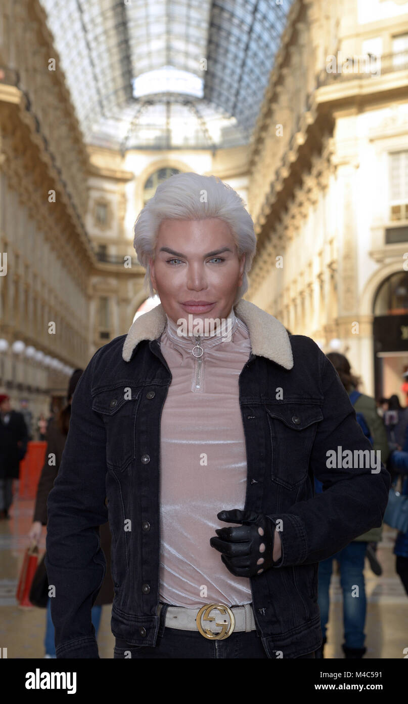 Milan, Rodrigo Alves, (the human Ken) returns to visit Milan in the ...