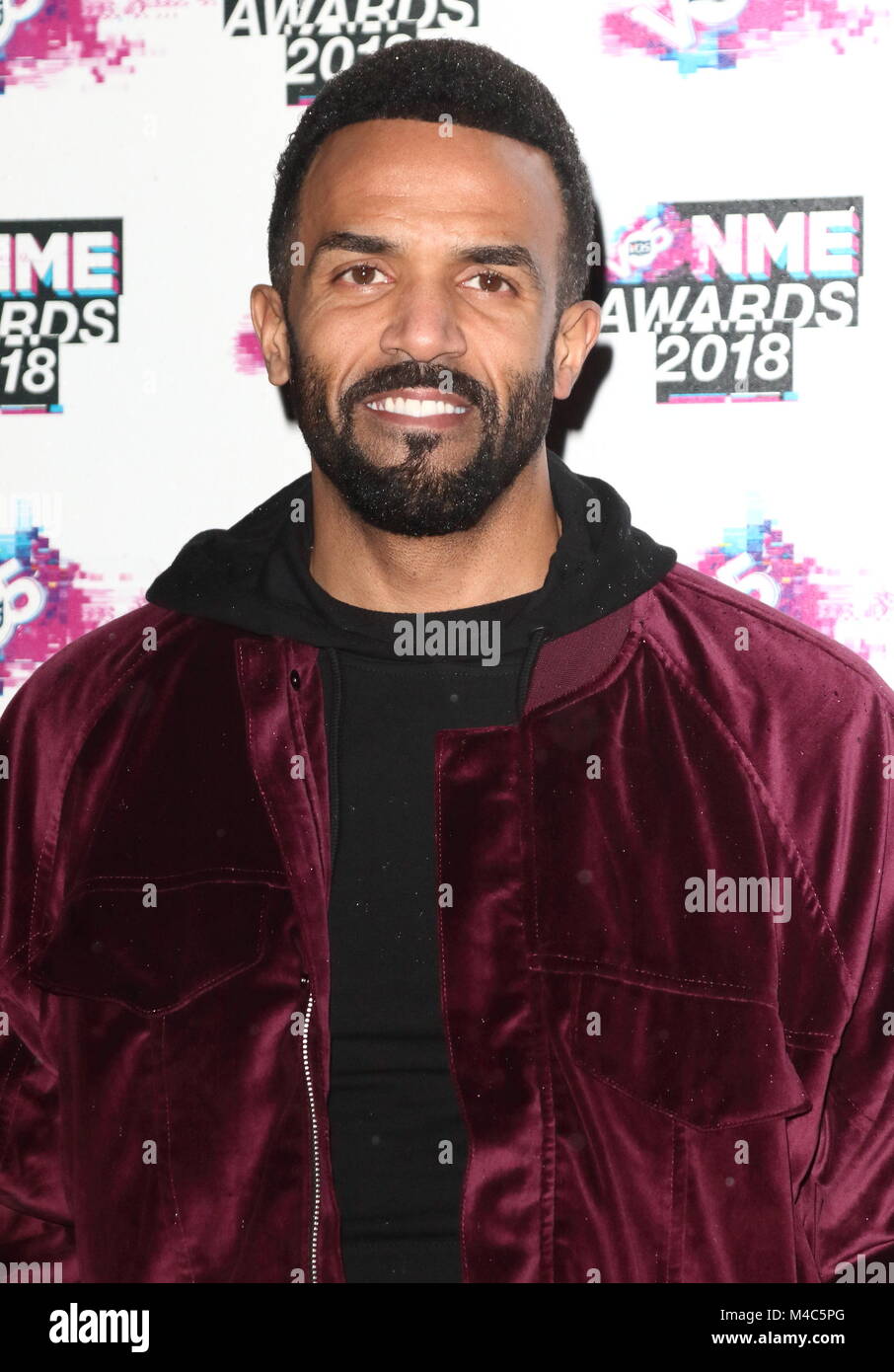 London, UK. Craig David at VO5 NME Awards 2018 at the O2 Academy ...
