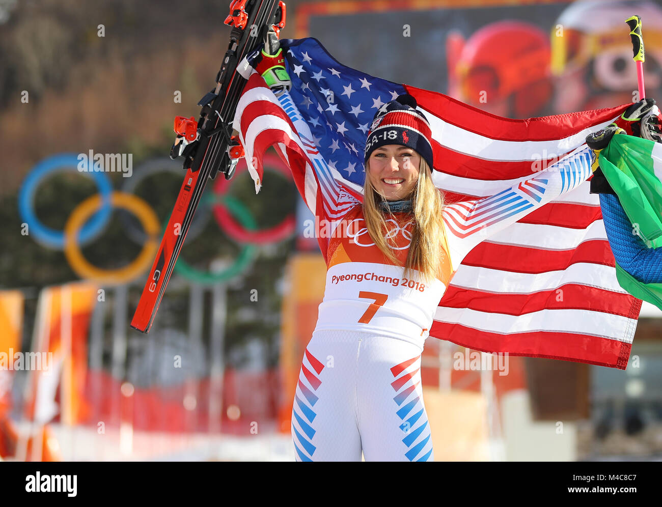 15th Feb, 2018. U.S. skier wins women's giant slalom U.S. alpine skier ...