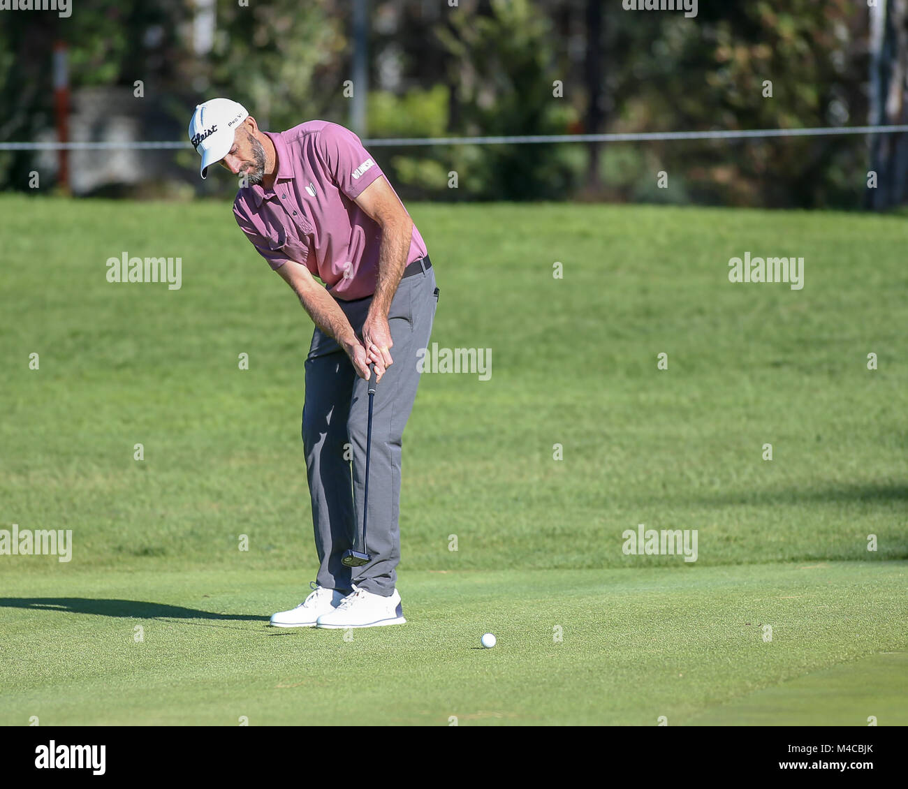 Los Angeles, CA, USA. 15th Feb, 2018. Derek Fathauer, of the United ...