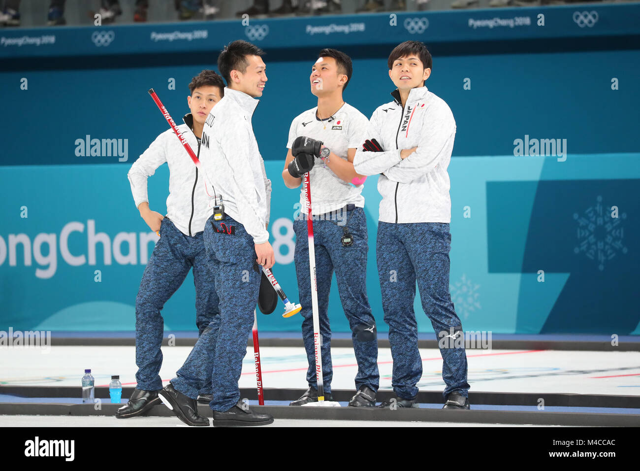 Gangneung, South Korea. 15th Feb, 2018. Japan team group (JPN) Curling ...