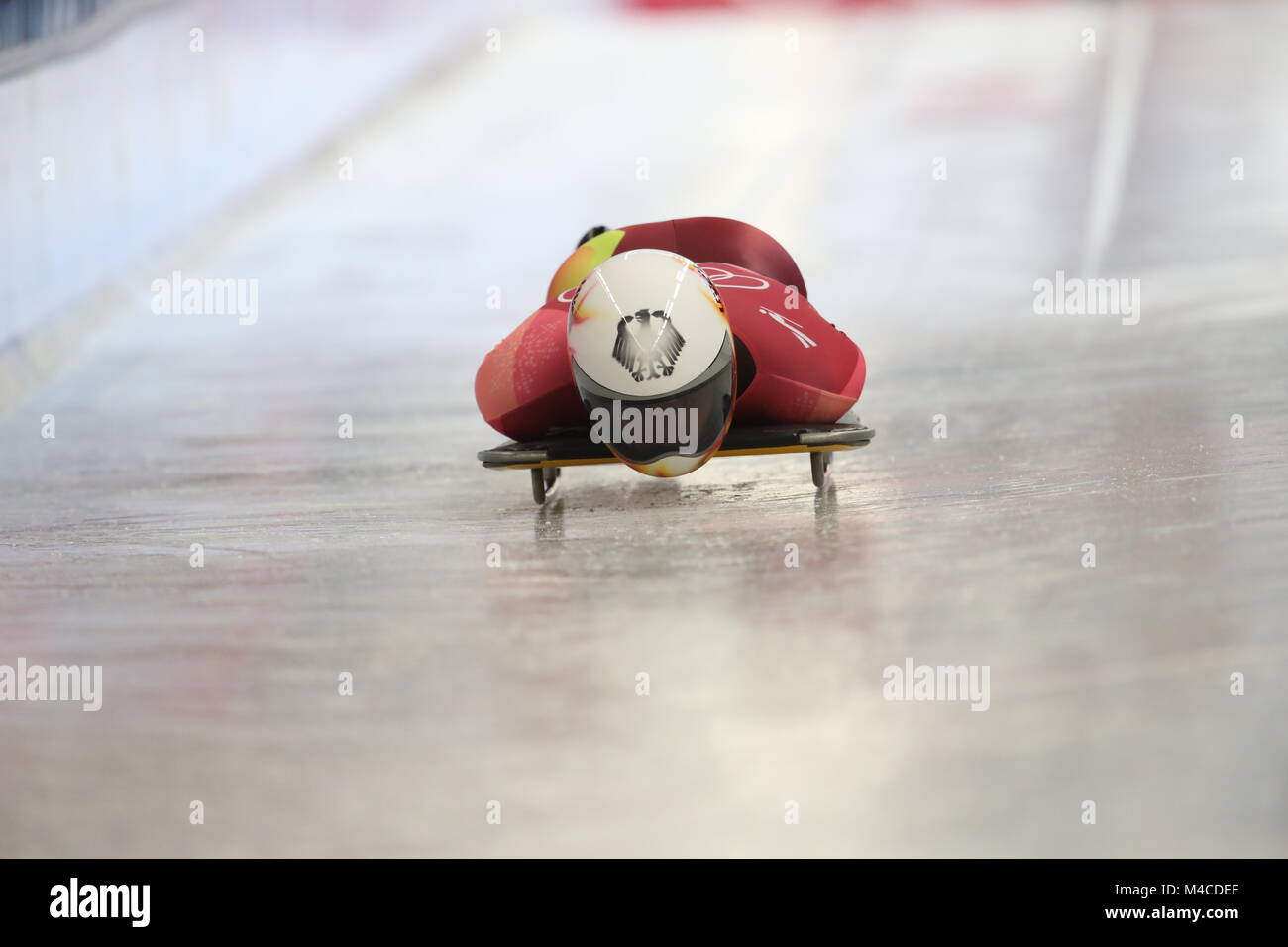 Christopher GROTHEER (GER) competes in Heat One of the Men's Skeleton ...