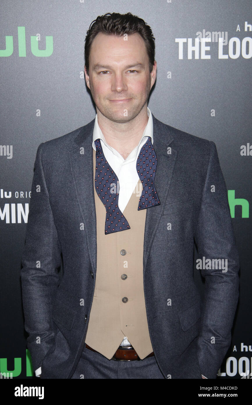 New York, NY, USA. 15th Feb, 2018. Mark Hildreth at Hulu's 'The Looming ...