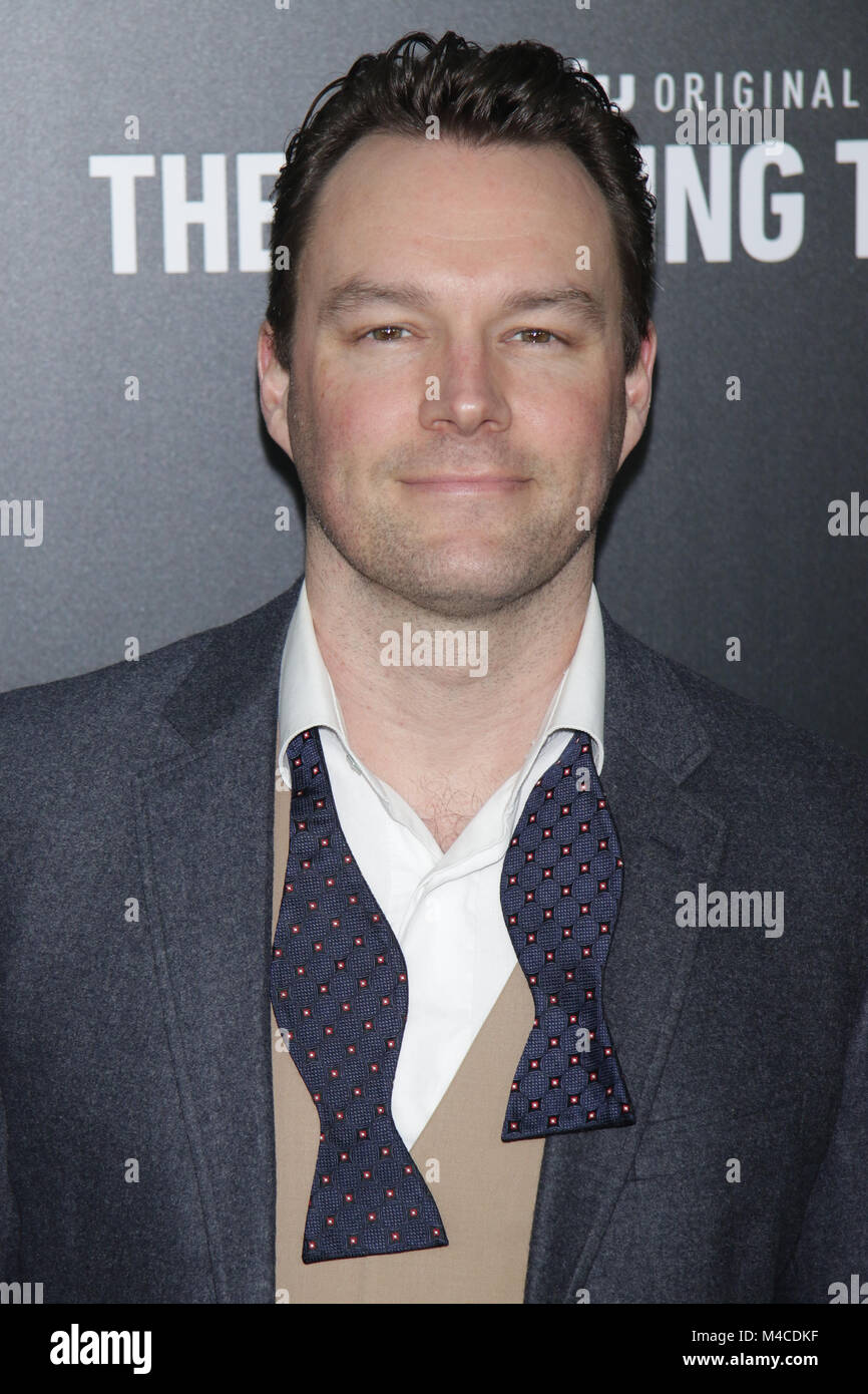 New York, NY, USA. 15th Feb, 2018. Mark Hildreth at Hulu's 'The Looming ...