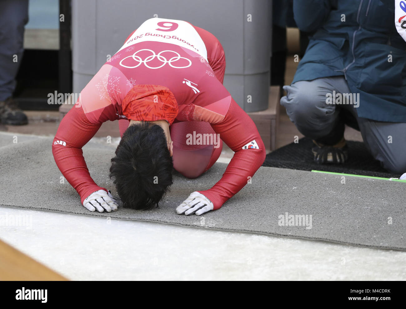 Pyeongchang, South Korea. 16th Feb, 2018. South Korea's Yun Sungbin ...