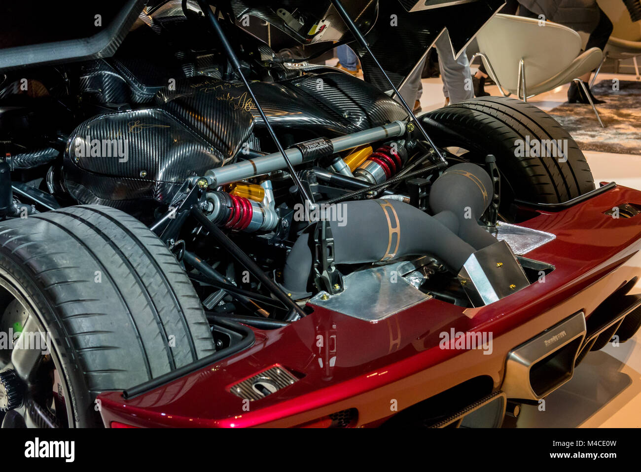 Koenigsegg Agera R Engine Bay