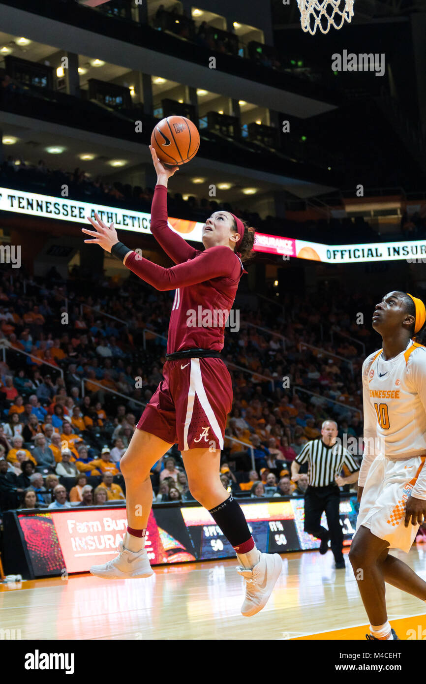 February 15, 2018: Hannah Cook #11 of the Alabama Crimson Tide shoots ...