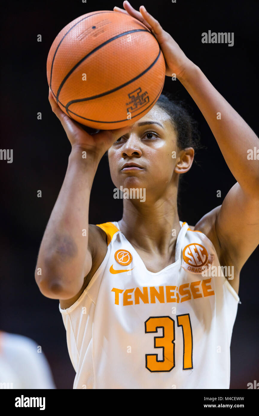 February 15, 2018: Jaime Nared #31 of the Tennessee Lady Volunteers ...