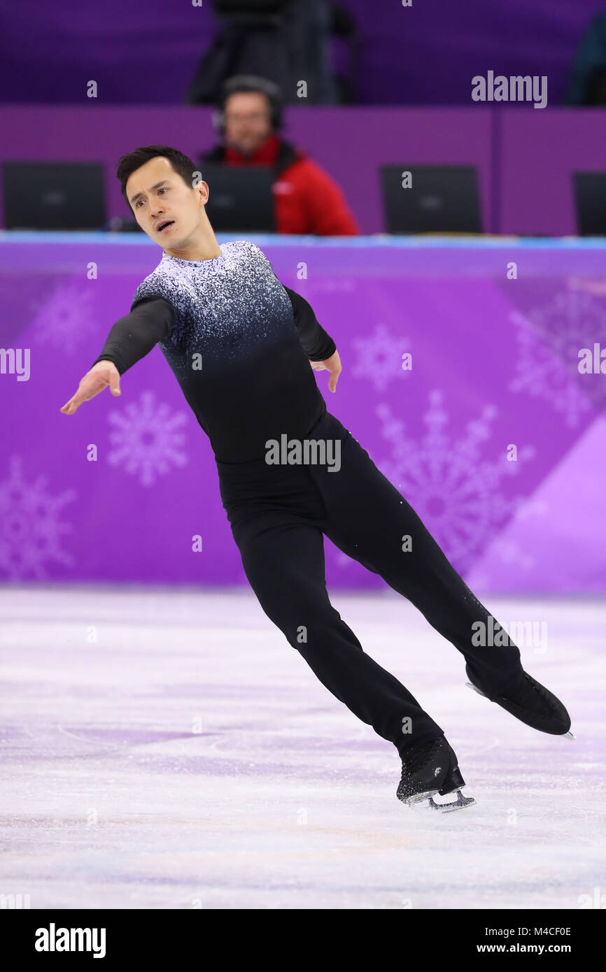 Gangneung, South Korea. 16th Feb, 2018. Patrick Chan (CAN) Figure ...