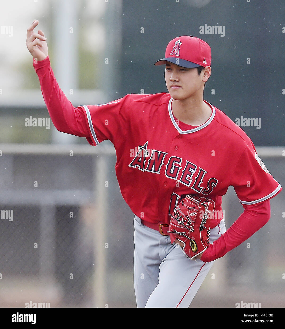 Tempe, Arizona, USA. 14th Feb, 2018. Shohei Ohtani (Angels) MLB : Los ...