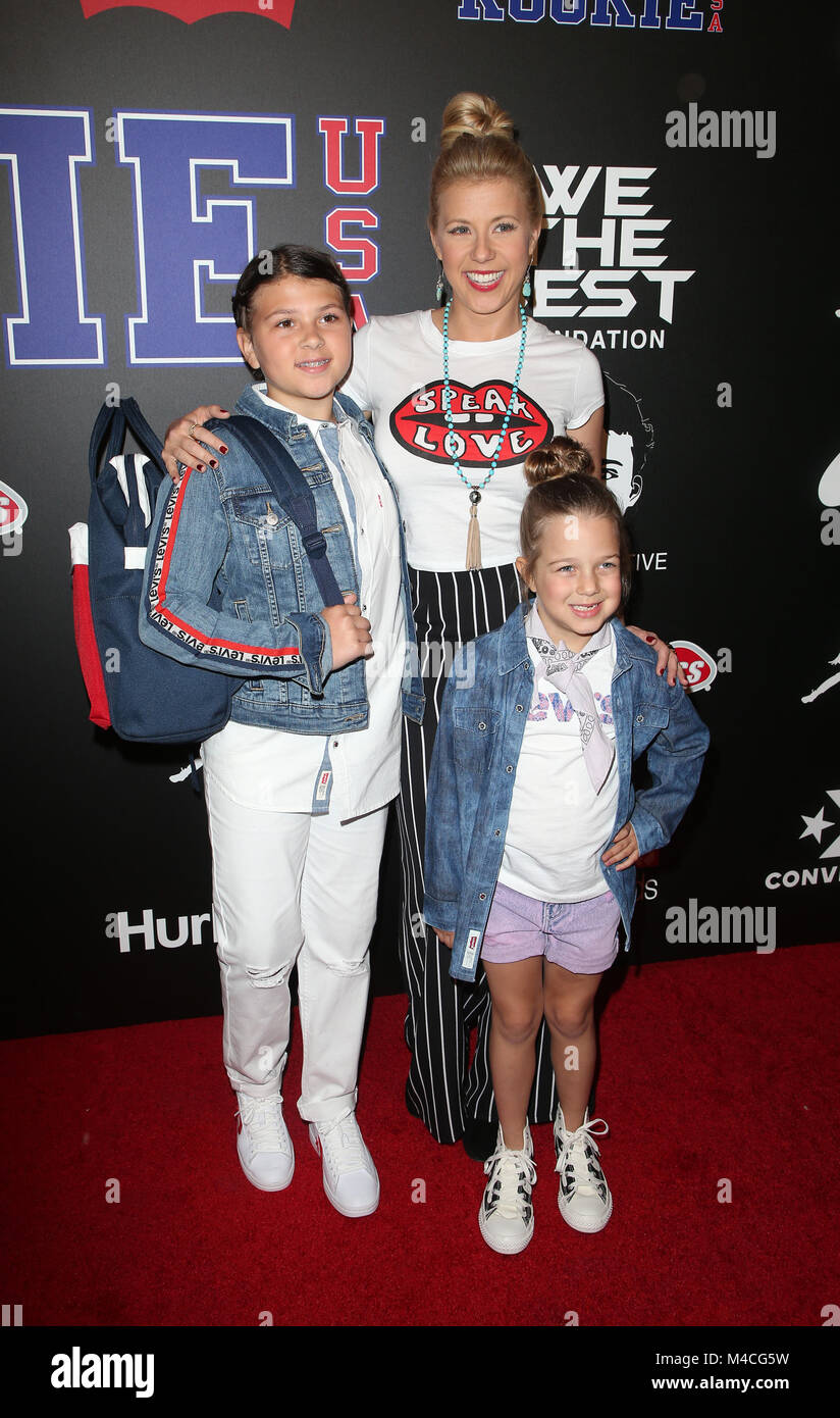 LOS ANGELES, CA - FEBRUARY 15: Jodie Sweetin, Beatrix Carlin Sweetin ...