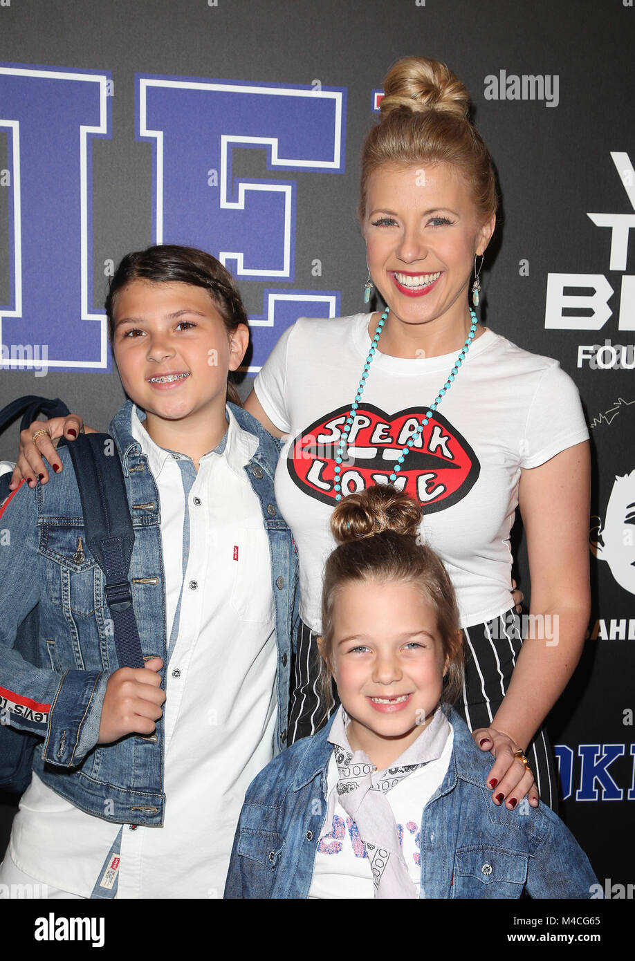 Los Angeles, Ca, USA. 15th Feb, 2018. Jodie Sweetin, Beatrix Carlin ...