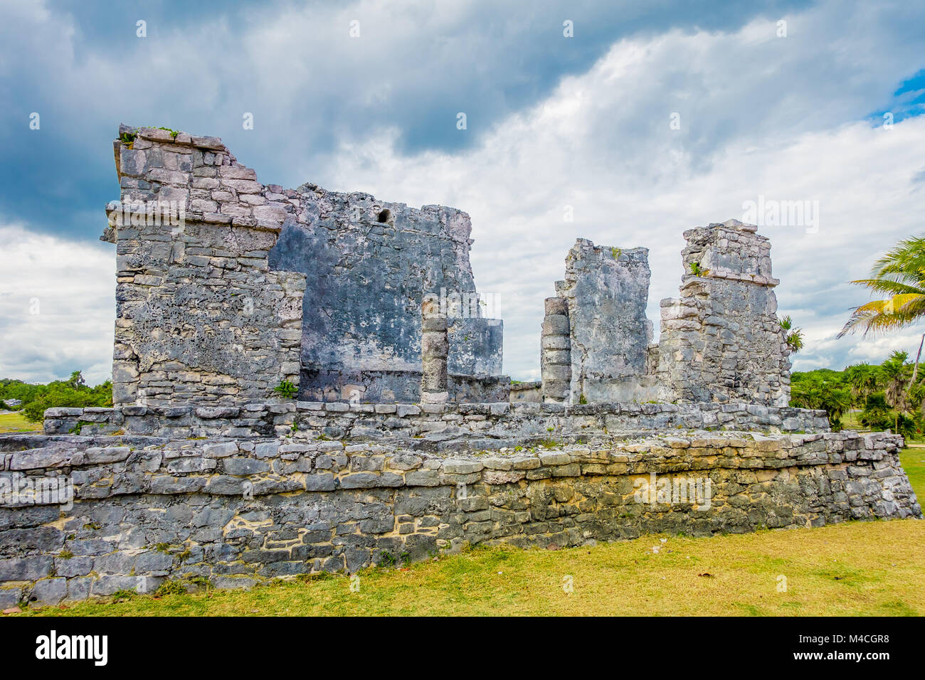 Beautiful Mayan Ruins of Tulum. Tulum Archaeological Site. Mexico Stock ...
